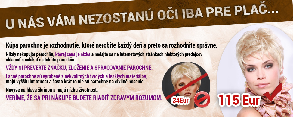 Najväčší internetový obchod s parochňami na Slovensku. Parochne ...